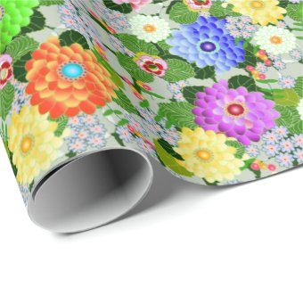 Floral Garden Beauty Wrapping Paper | Zazzle