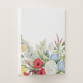 Floral Garden Colorful Flowers Pocket Folder | Zazzle