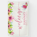 Floral Garden Tea Party Bridal Shower Banner | Zazzle