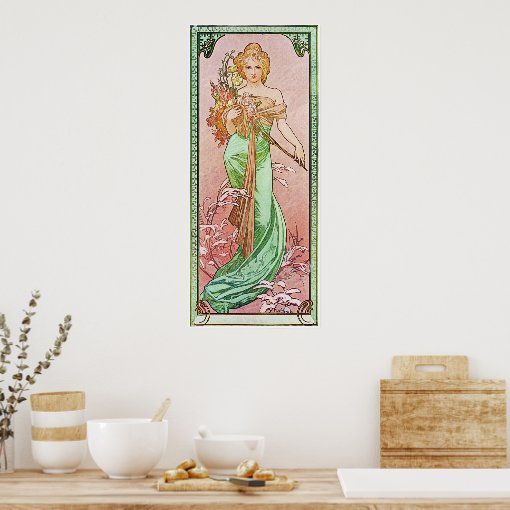 Floral Goddess Poster | Zazzle