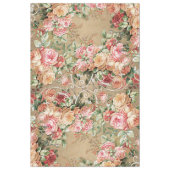 Floral Gold Baroque Elegant Rose Blush Decoupage Tissue Paper | Zazzle