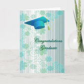 Floral Graduation Greeting Card | Zazzle