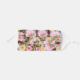 Floral Greenery Botanical Cloth Face Masks | Zazzle