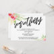 Floral Handwriting Canceled Wedding Regrets Invitation | Zazzle
