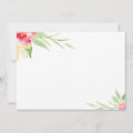 Floral Handwriting Canceled Wedding Regrets Invitation | Zazzle