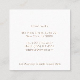 Floral Hanger Consignment Clothing Boutique Square Business Card | Zazzle