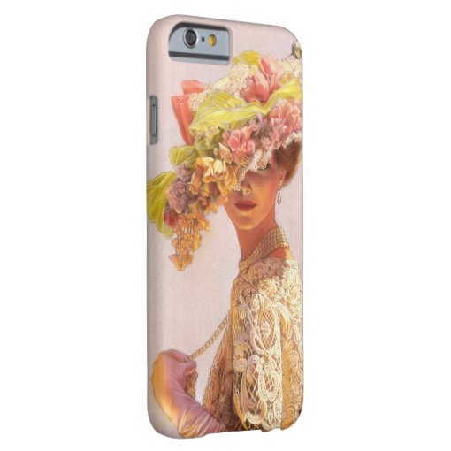 Floral Hat Victorian Fashion Lady iPhone 6 case | Zazzle