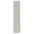Floral Heart Folk Art Pattern Short Table Runner | Zazzle