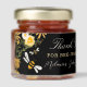 Floral Honey Baby Shower Thanks For Bee-ing Here Honey Jar Favors | Zazzle