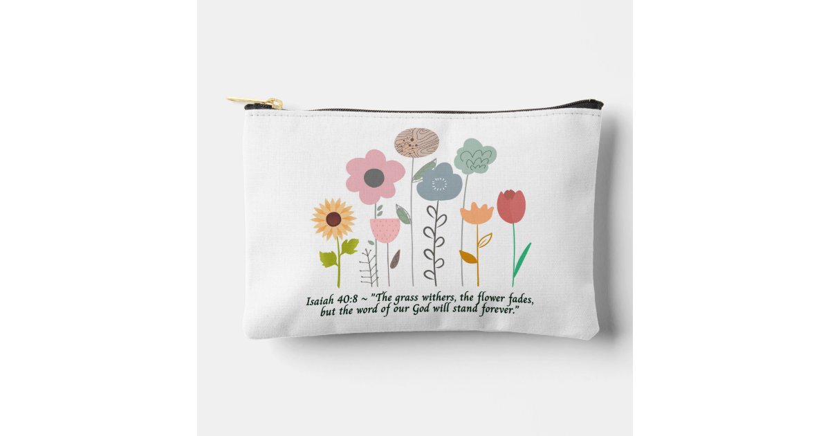 Floral Isaiah408 Small Pouch | Zazzle