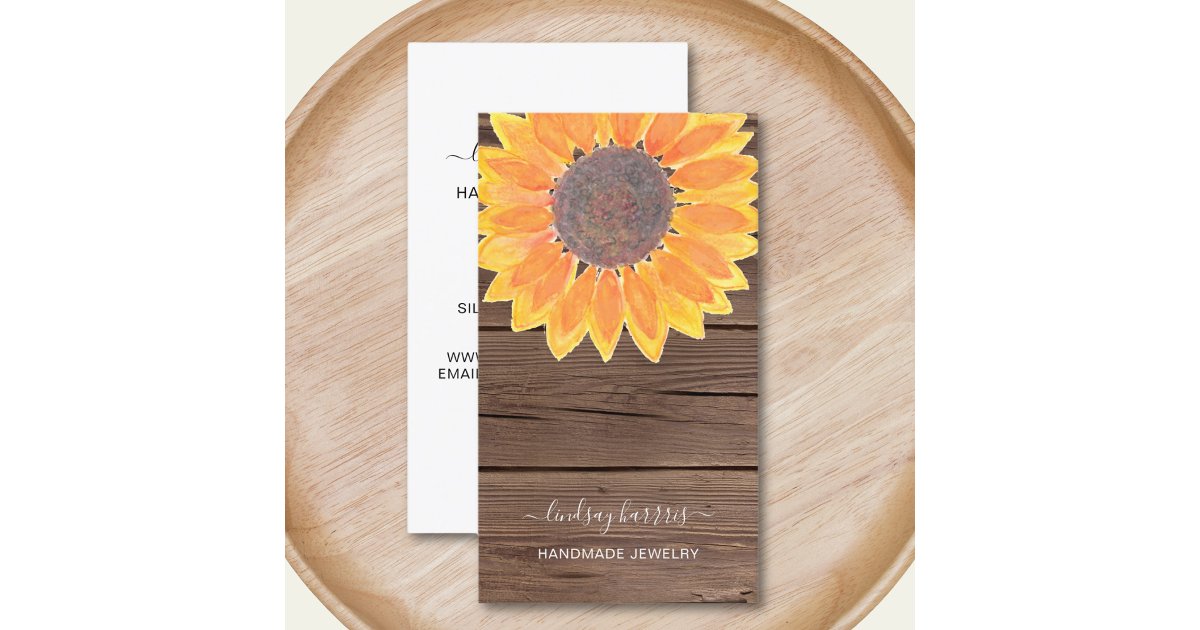 Floral Jeweler Business Card | Zazzle