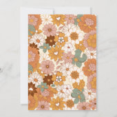 Floral Let's Get Groovy Birthday Party Invitation | Zazzle