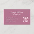 Floral Letters Hair Business Card | Zazzle