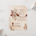 Floral Maroon Color Invitation | Zazzle