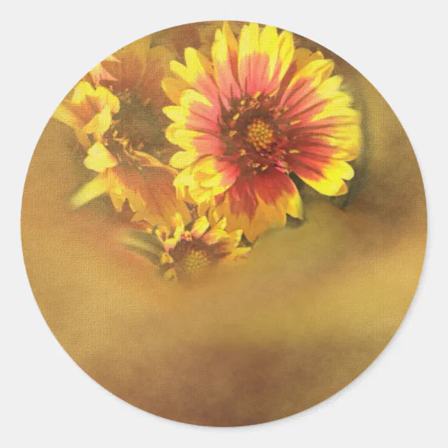 Floral Name-Tag Stickers | Zazzle