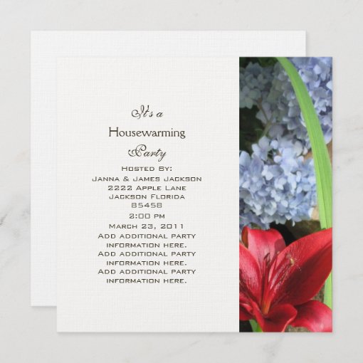 Floral Party Invitation | Zazzle