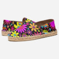 Floral Pattern Espadrilles Ubuntu Comfy Shoes | Zazzle