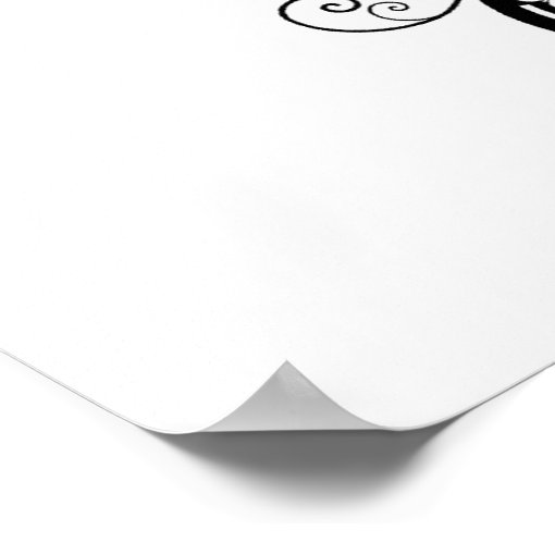 Floral Peacock Pattern Custom Poster | Zazzle