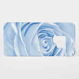 Floral Photo Dainty Light Blue Rose Case-Mate Samsung Galaxy Case | Zazzle