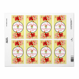 Floral Product Label | Zazzle