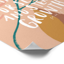 Floral quote poster | Zazzle