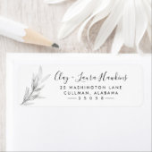 Floral | Return Address Label | Zazzle