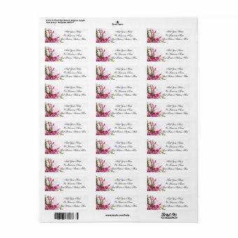 Floral Return Address Labels | Zazzle