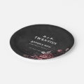 Floral Rip 20s 30th Birthday Party Paper Plates | Zazzle
