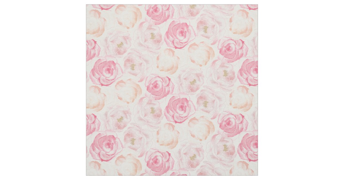 Floral Romance | Fabric | Zazzle