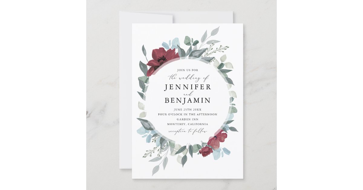 Floral Romance Invitation | Zazzle