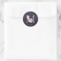 Floral Romance Letter M Monogram Plum Wedding Seal | Zazzle