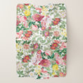 Floral Roses Vintage Spring Garden File Folder | Zazzle