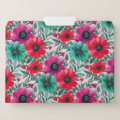 Floral rustic fashion retro pattern File Folder | Zazzle