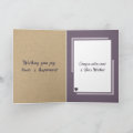 Floral Rustic Wedding Congratulations purple Card | Zazzle