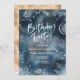 Floral stars night sky Party Invitation | Zazzle