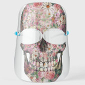 Floral Sugar Skull Face Shield | Zazzle