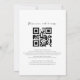 Floral Sunflower Eucalyptus QR Code Wedding Invitation | Zazzle