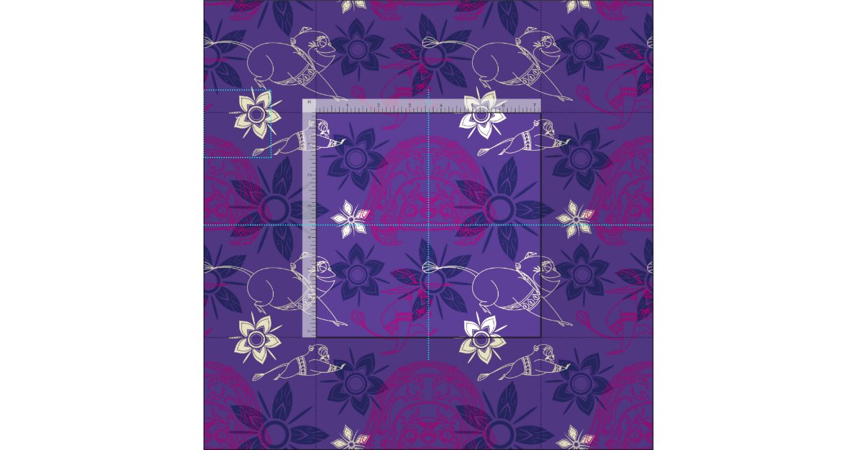 Floral Tuk Tuk & Ongi Pattern Fabric | Zazzle