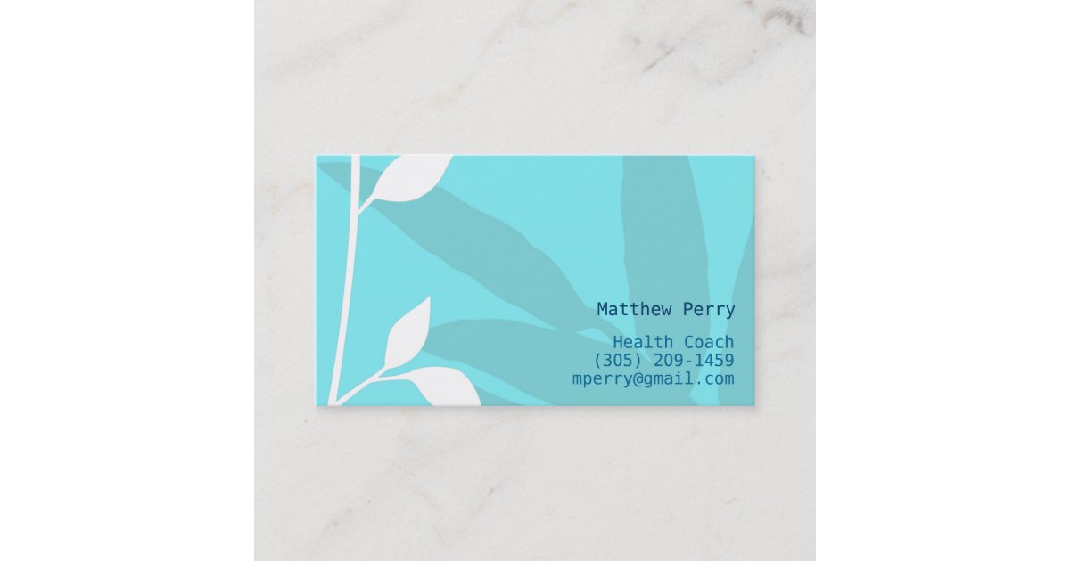 Floral vi business card | Zazzle