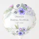 Floral Violet Hydrangeas and Anemone Flowers Balloon | Zazzle