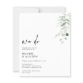 Floral We Do Wedding Invitation | Zazzle