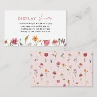 Floral Wildflower Display Shower Insert | Zazzle