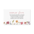 Floral Wildflower Display Shower Insert | Zazzle