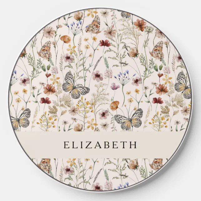 Floral Wireless Charger | Zazzle