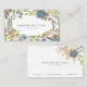 Floral Wreath White Business Card | Zazzle