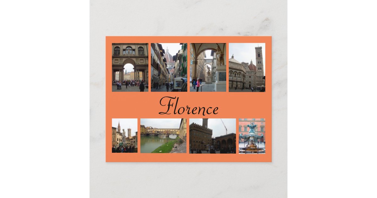 Florence Collage Postcard | Zazzle
