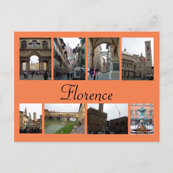 Florence Collage Postcard | Zazzle.com