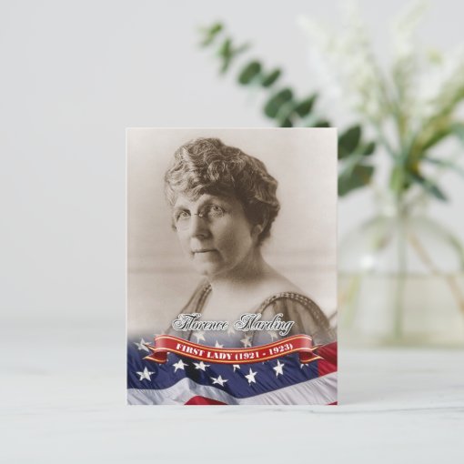 Florence Harding, First Lady of the U.S. Postcard | Zazzle