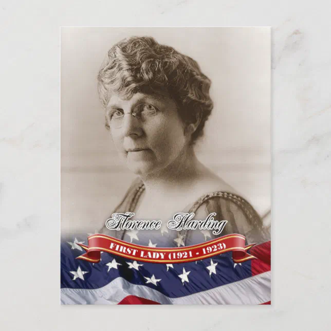Florence Harding, First Lady of the U.S. Postcard | Zazzle
