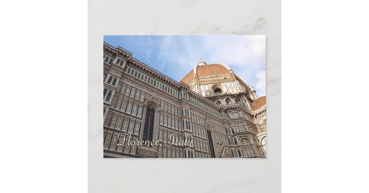 Florence Italy Duomo Travel Photo Postcard | Zazzle